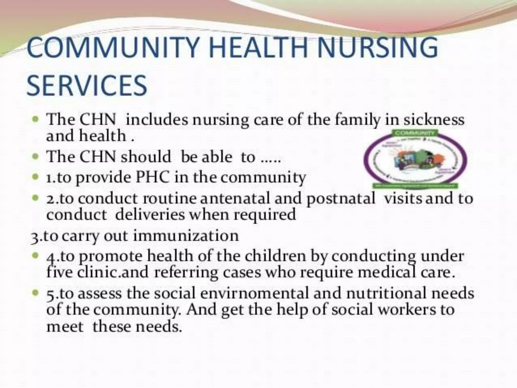 Concept and scope of Community health nursing | PPTX