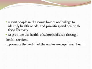 Concept and scope of Community health nursing | PPTX