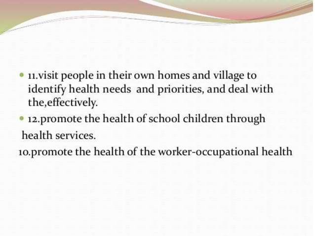 CONCEPT, OBJECTIVES ,SCOPE, PRINCIPLES, Philosophy OF COMMUNITY HEALTH ...