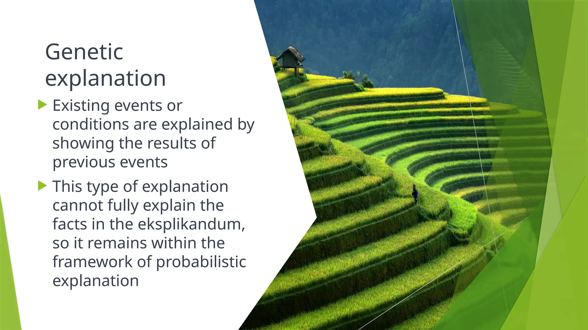Concept and Structure of Scientific Explanation Types of Explanations ...