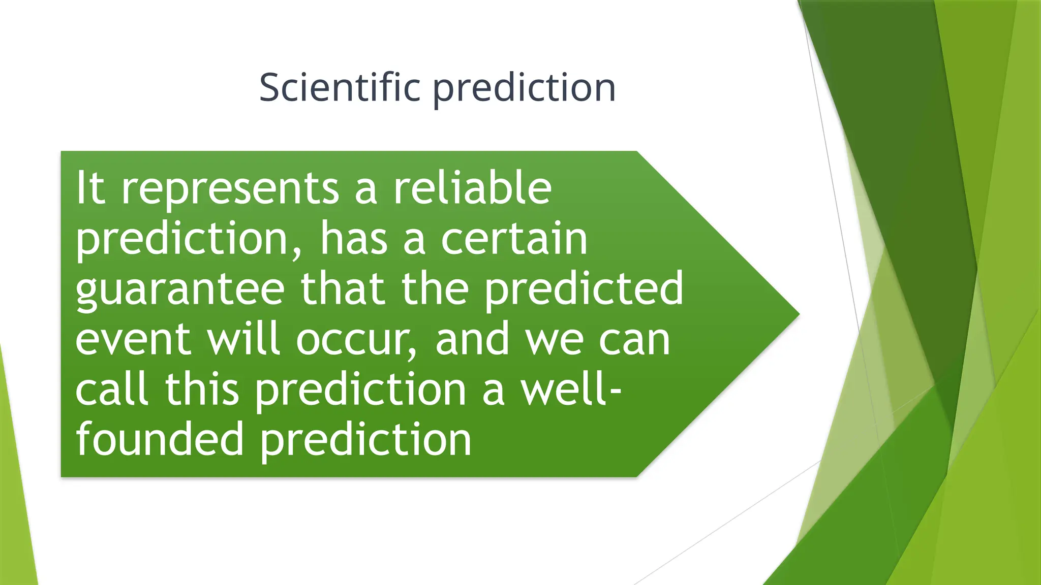 Concept and Structure of Scientific Explanation Types of Explanations ...