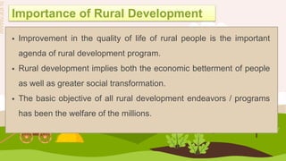 Concept and Subject Matter in Rural Development.pptx | Developmental ...