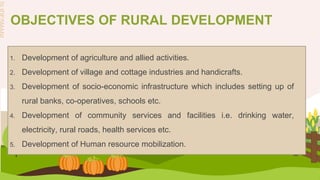 Concept and Subject Matter in Rural Development.pptx | Developmental ...