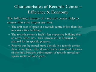 Concept and terminology of records center and management | PPT