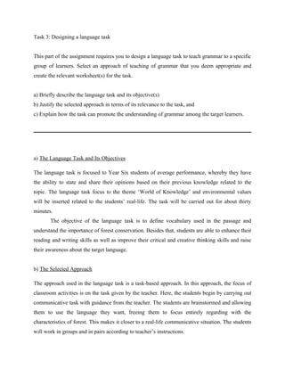 Concept and theories of grammar | DOC | Homework and Study | Education