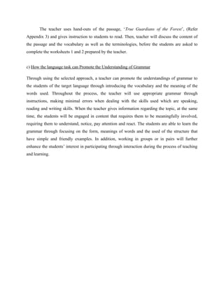 Concept and theories of grammar | DOC | Homework and Study | Education