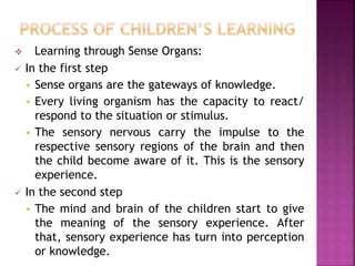 Concept and theories of learning | PPTX | Science