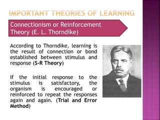 Concept and theories of learning | PPTX | Science