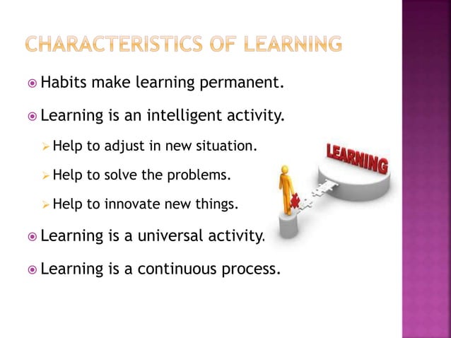 Concept and theories of learning | PPTX