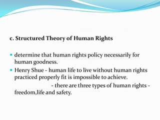 Concept and theory of human right group 12 | PPTX