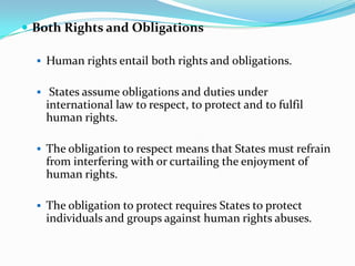 Concept and theory of human right group12 | PPT