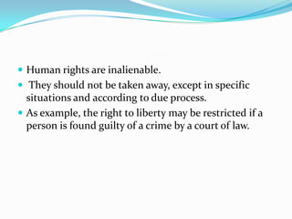 Concept and theory of human right 1 | PPTX