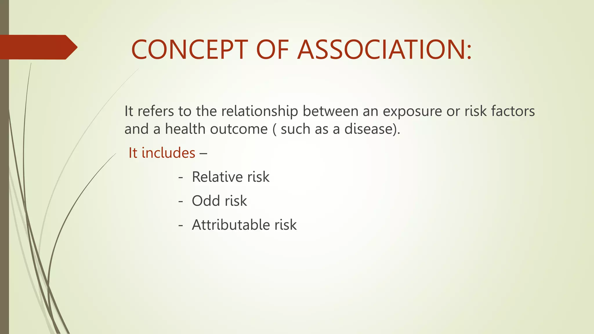 CONCEPT AND TYPES OF CAUSATION AND ASSOCIATION.pptx