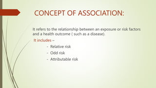 CONCEPT AND TYPES OF CAUSATION AND ASSOCIATION.pptx