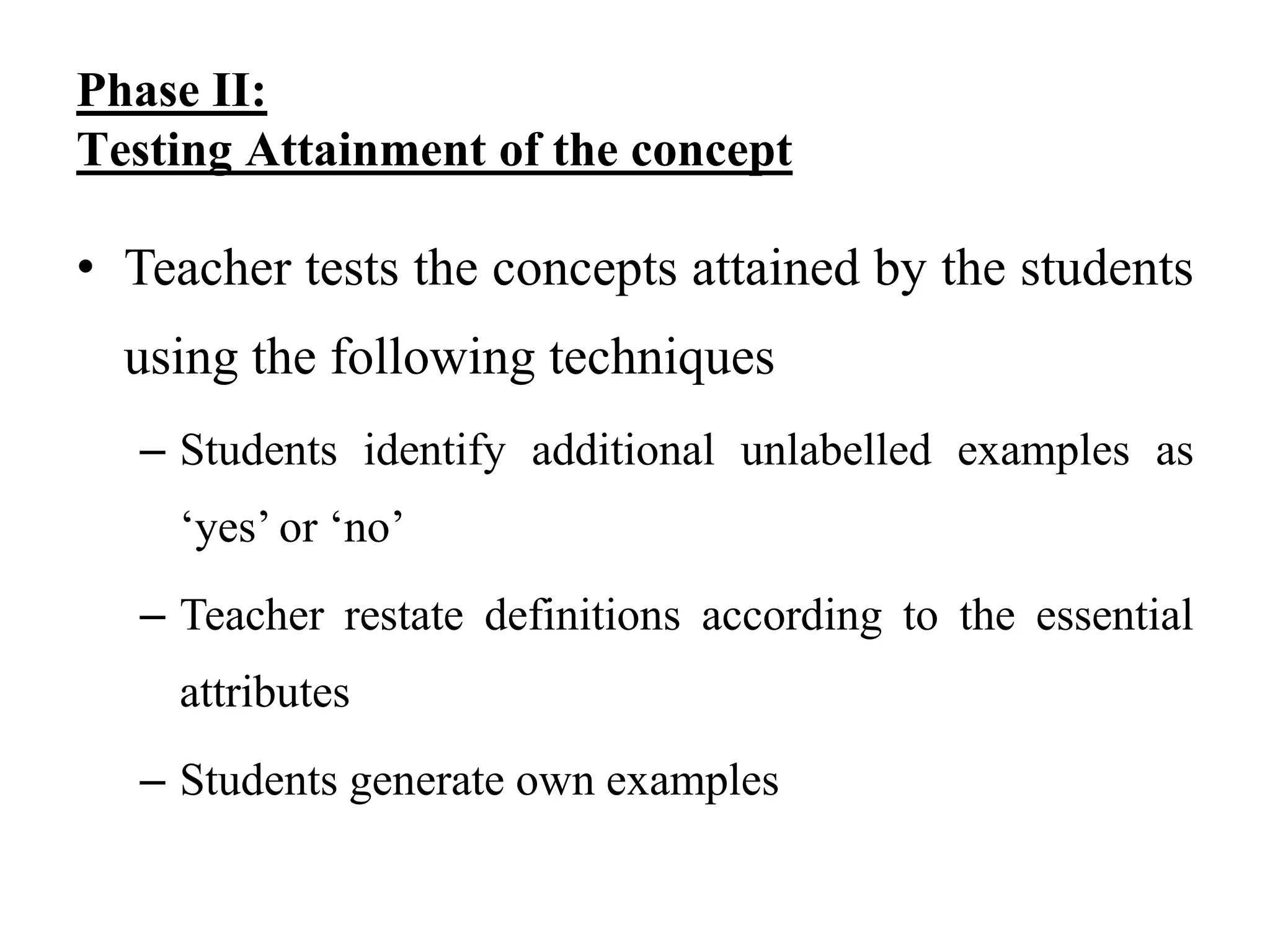 Concept attainment model | PPTX