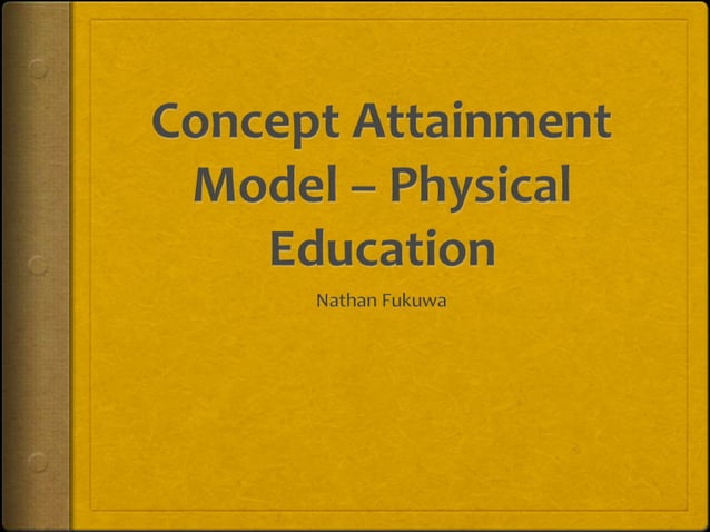 Concept Attainment Model | PPT