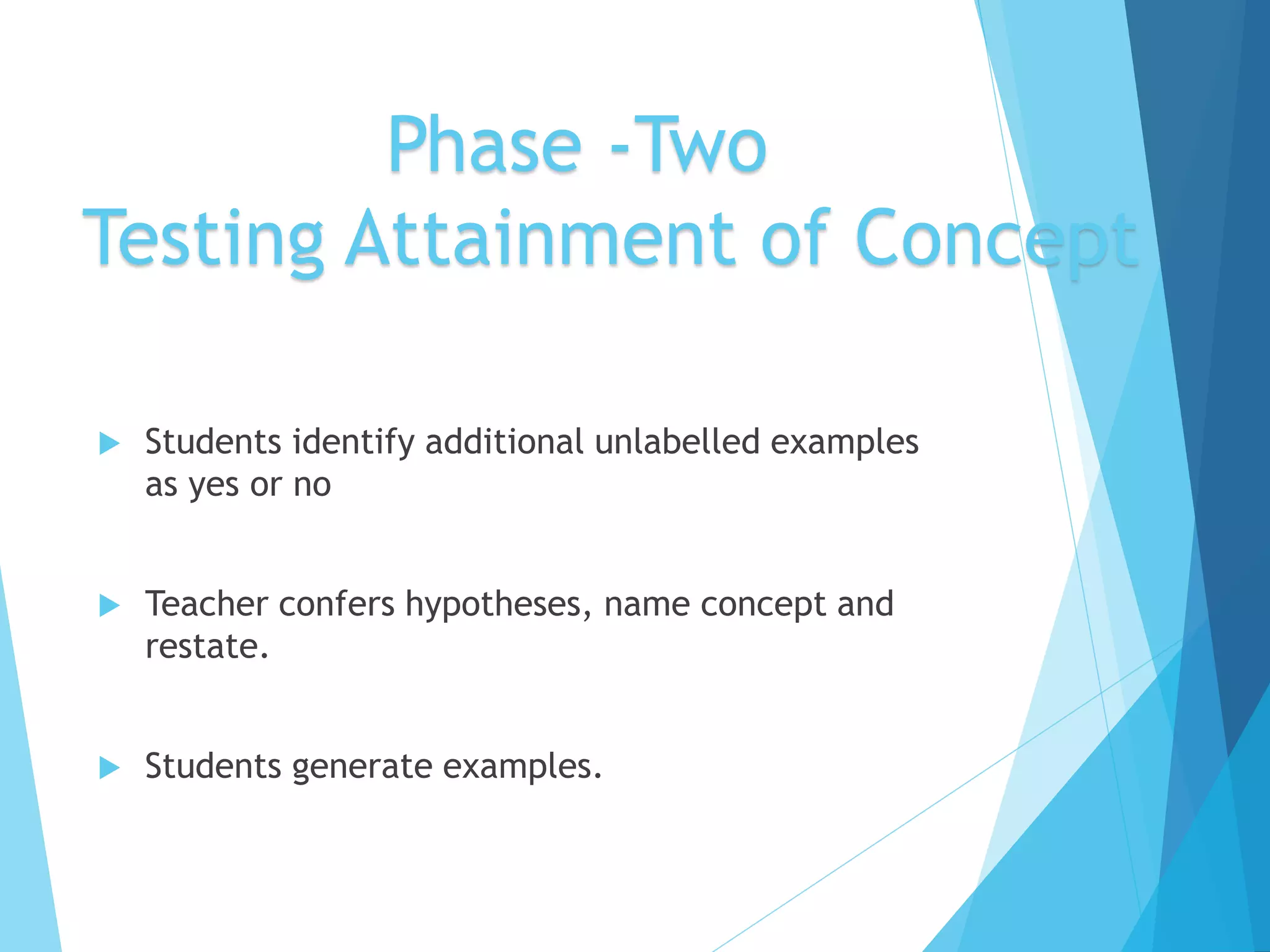 Concept attainment model | PPTX