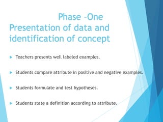 Concept attainment model | PPTX