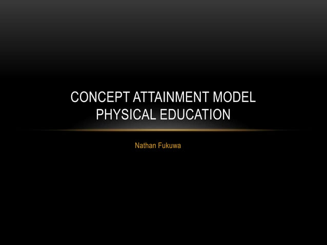 Concept Attainment Model 1 | PPTX