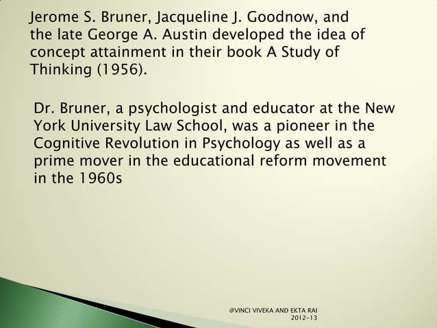 Concept attainment strategy | PPTX