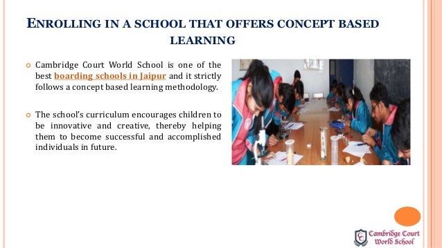 Concept Based Learning helps Your Child in building Strong Academic F…