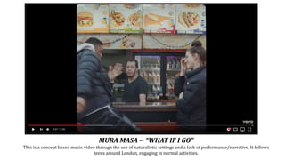 WHY I CHOSE A CONCEPT-BASED MUSIC VIDEO | PPTX