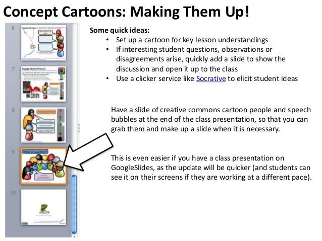 Concept Cartoons: Making Them Up!