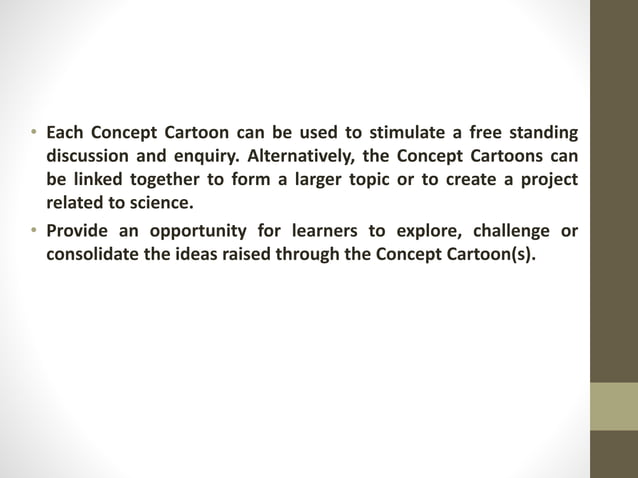 Concept cartoons in science teaching | PPTX | Education