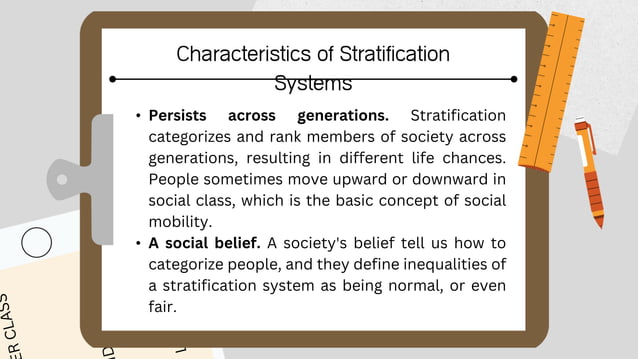 Concept, Characteristics and forms of Stratification (1).pptx | Economy ...