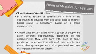 Concept, Characteristics and forms of Stratification (1).pptx