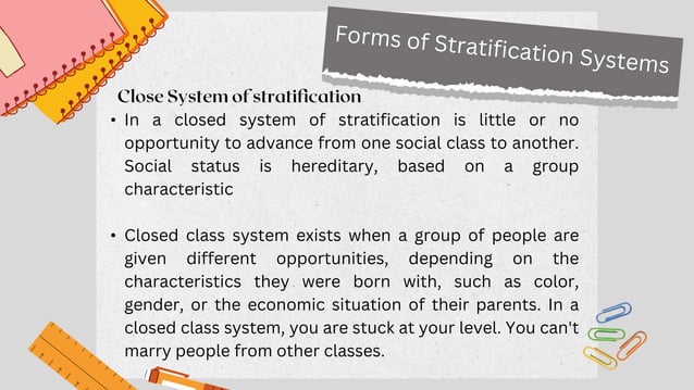 Concept, Characteristics and forms of Stratification (1).pptx | Economy ...