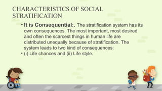 CONCEPT, CHARACTERISTICS AND FORMS OF STRATIFICATION SYSTEMS USING ...