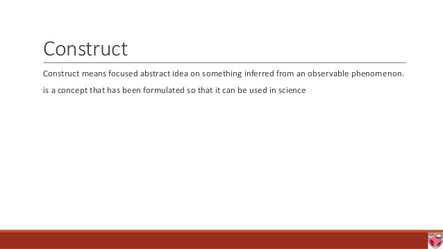 Concept Construct And Variable By Sajjad Ahmad Upm