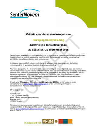 Conceptcriteriadocument%20kledingreiniging%20 Tcm24 277637 | PDF