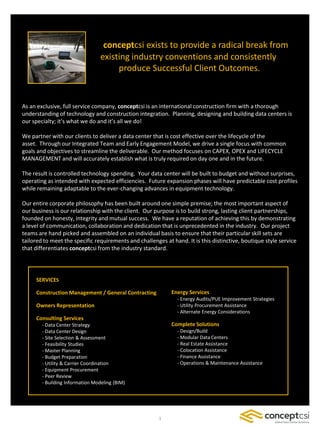 Conceptcsi Capabilities 2012.1 B | PDF