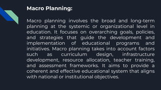Concept defined school mapping, educational mapping, school plant ...