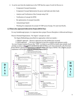 Concept development using Optimization, DFM & CAE - In DFSS Way | DOC ...
