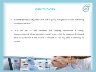 Concept & evolution of qa & qc | PPTX