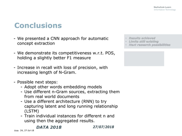 Concept extraction with convolutional neural networks | PDF | Artificial Intelligence ...
