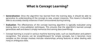 Concept Learning presentation with benefits and uses | PPT | Free Download