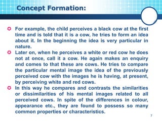 Concept formation | PPSX