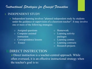 Concept formation strategy | PPTX
