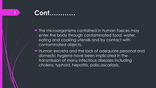 CONCEPT, HEALTH RISK ANALYSIS OF INFECTION OF EXCRETA.pptx