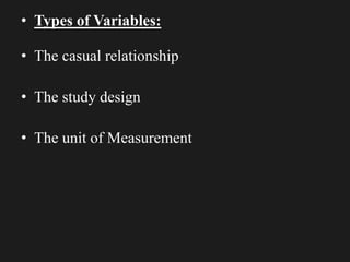 Concept, indicators and variables | PPTX