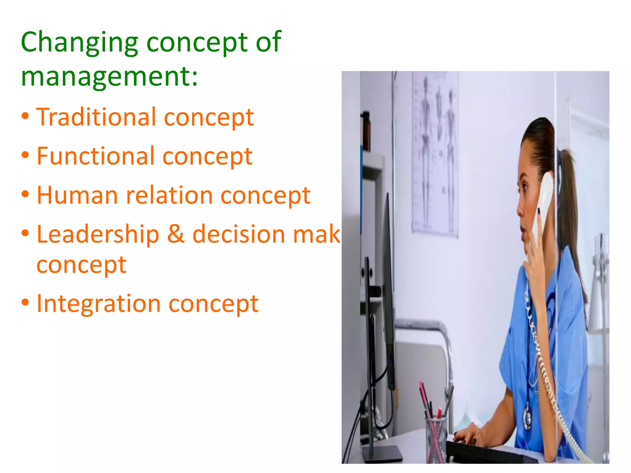 CONCEPT in Nursing Management | PPTX