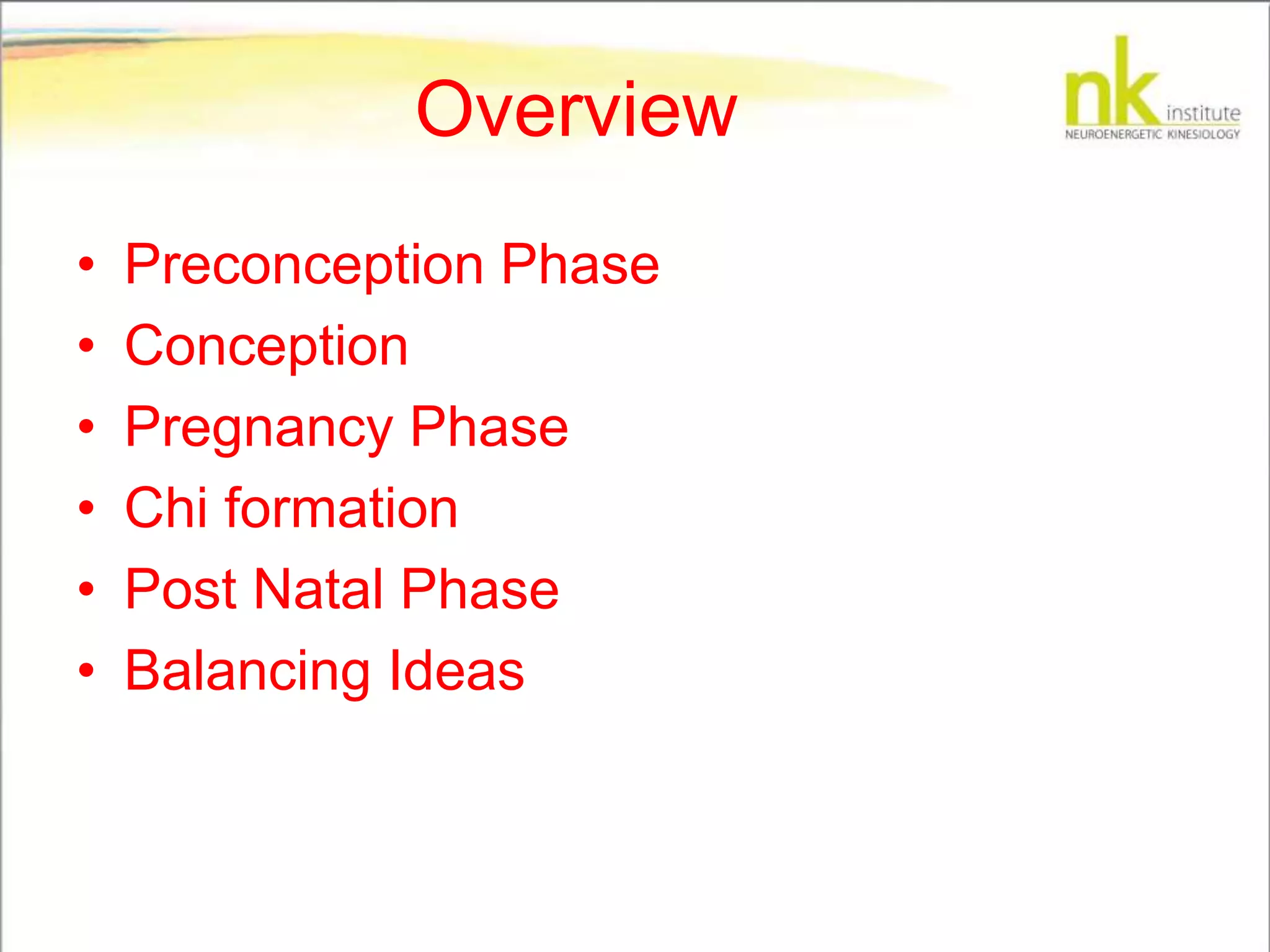 Energetics of Conception | PPTX