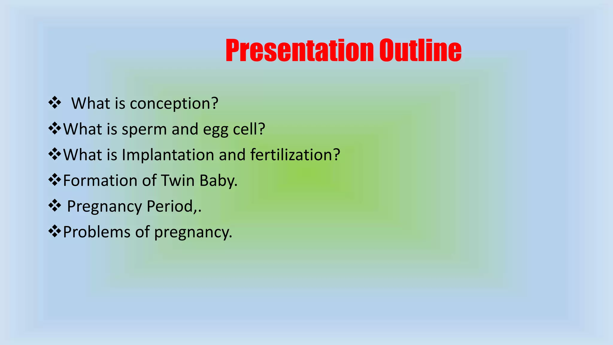 Conception presentation | PPTX