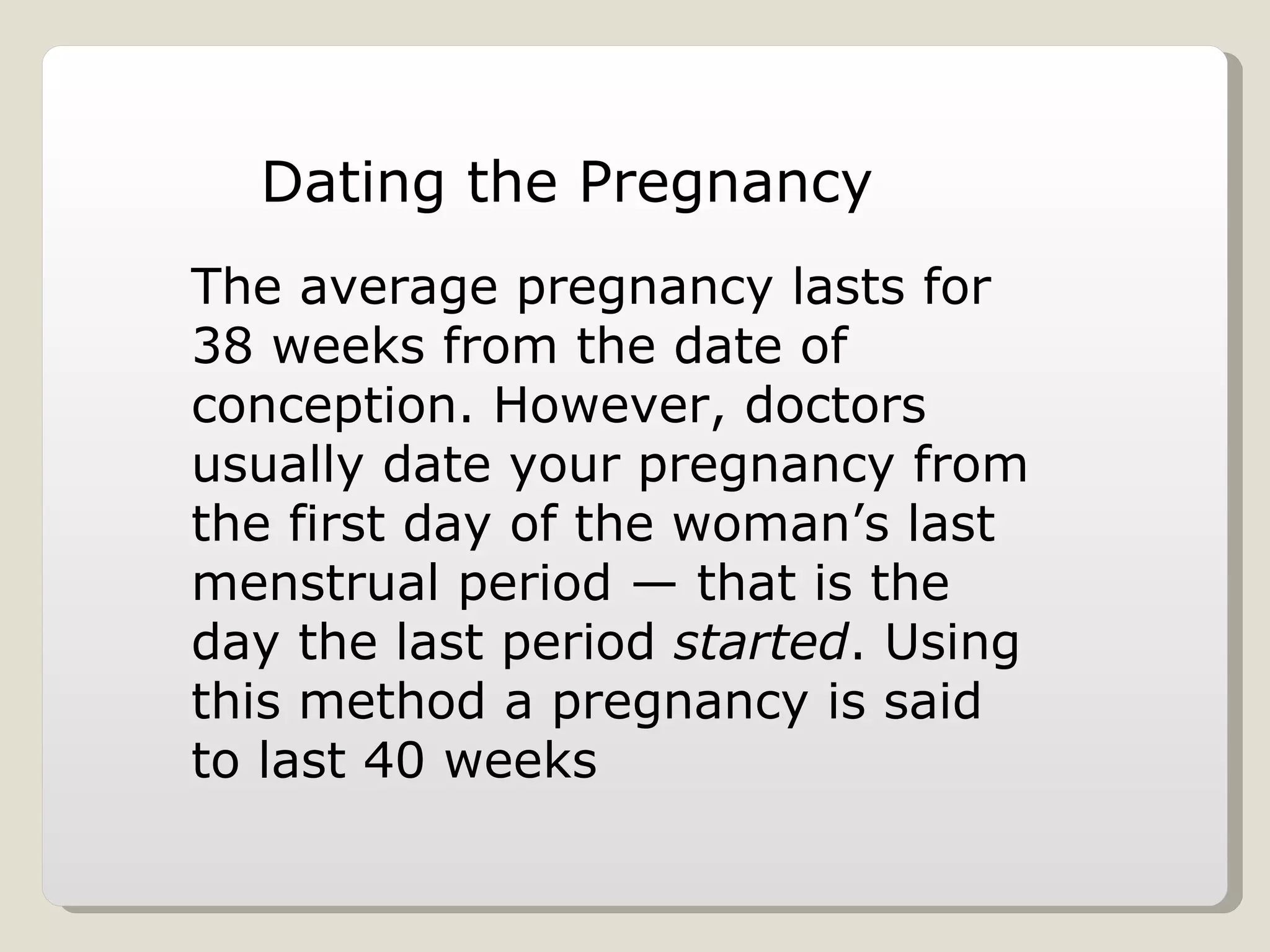 Conception to birth | PPT