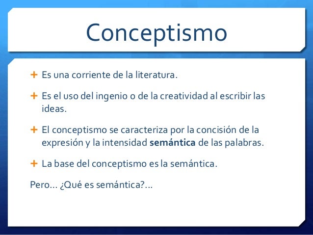 Conceptismo E Cultismo