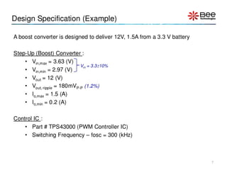 Concept kit: PWM Boost Converter Average Model | PPT